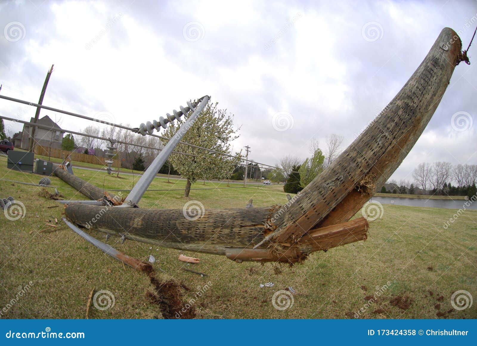 Tornado Damage from Spring Thunder Storms Editorial Stock Photo - Image ...