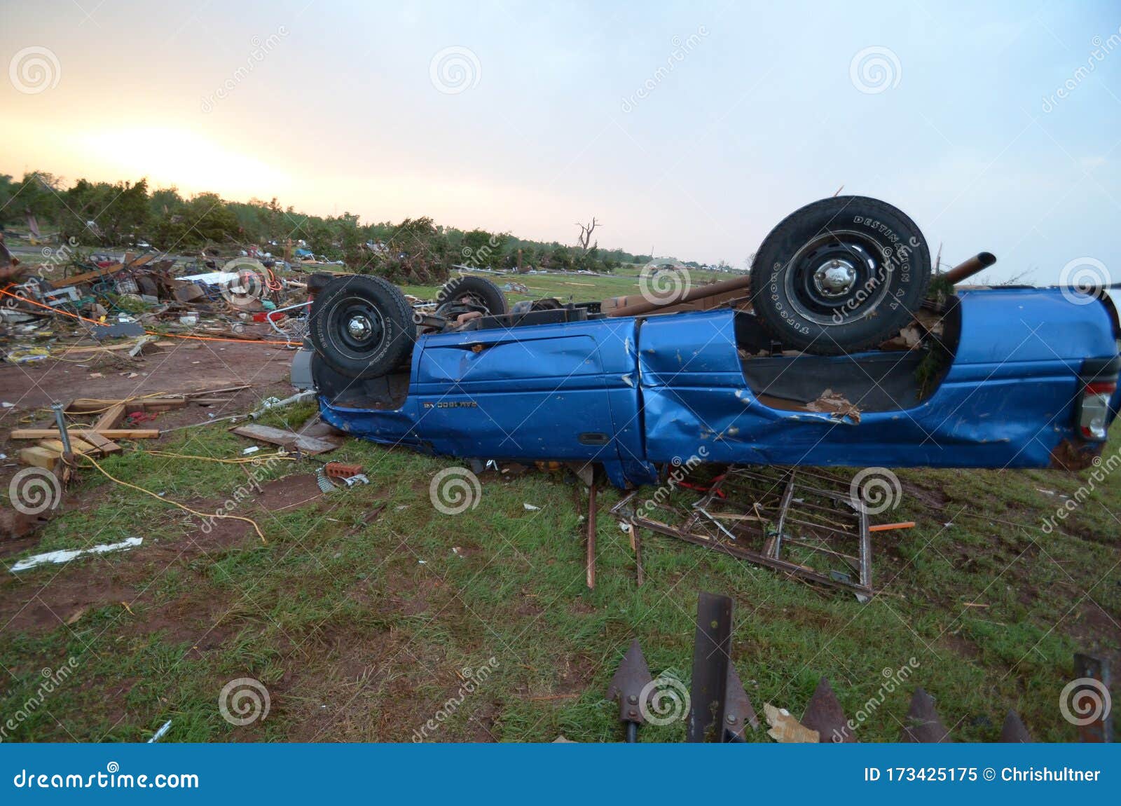 Tornado Damage from Spring Thunder Storms Editorial Image - Image of ...