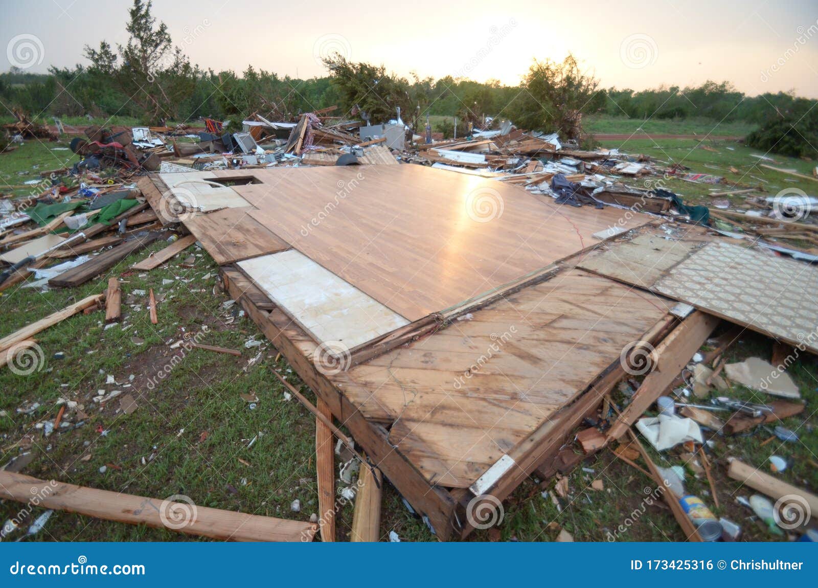 Tornado Damage from Spring Thunder Storms Editorial Photo - Image of ...