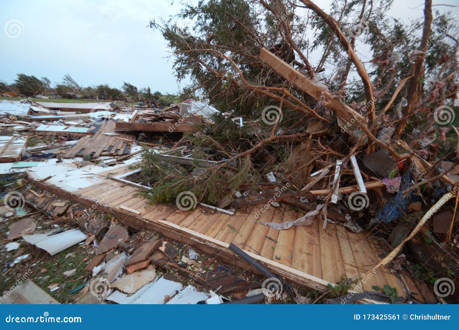 Tornado Damage from Spring Thunder Storms Editorial Photo - Image of ...