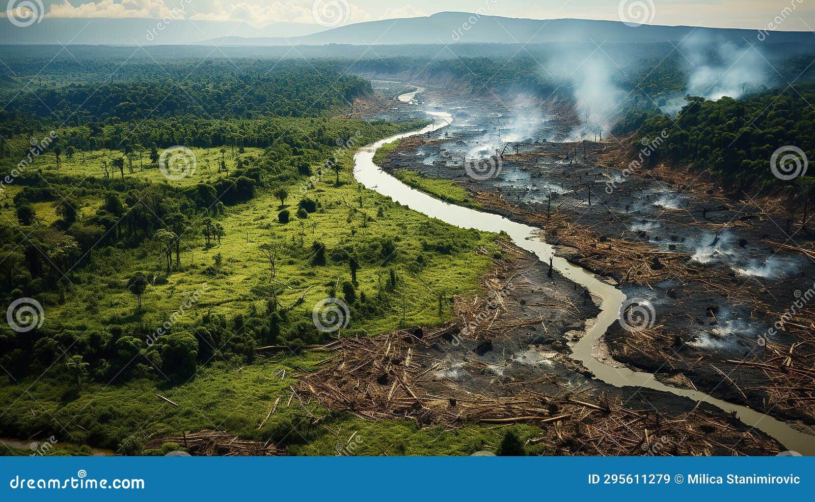 Devastation Fire Ash Stock Illustration | CartoonDealer.com #343573177