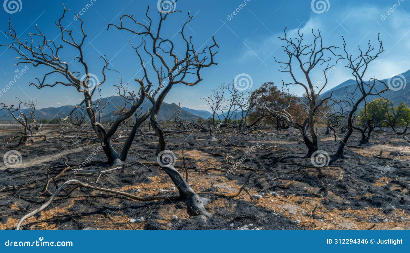 The Devastation is Clear in the Twisted Burnt Branches of the Nowdead ...