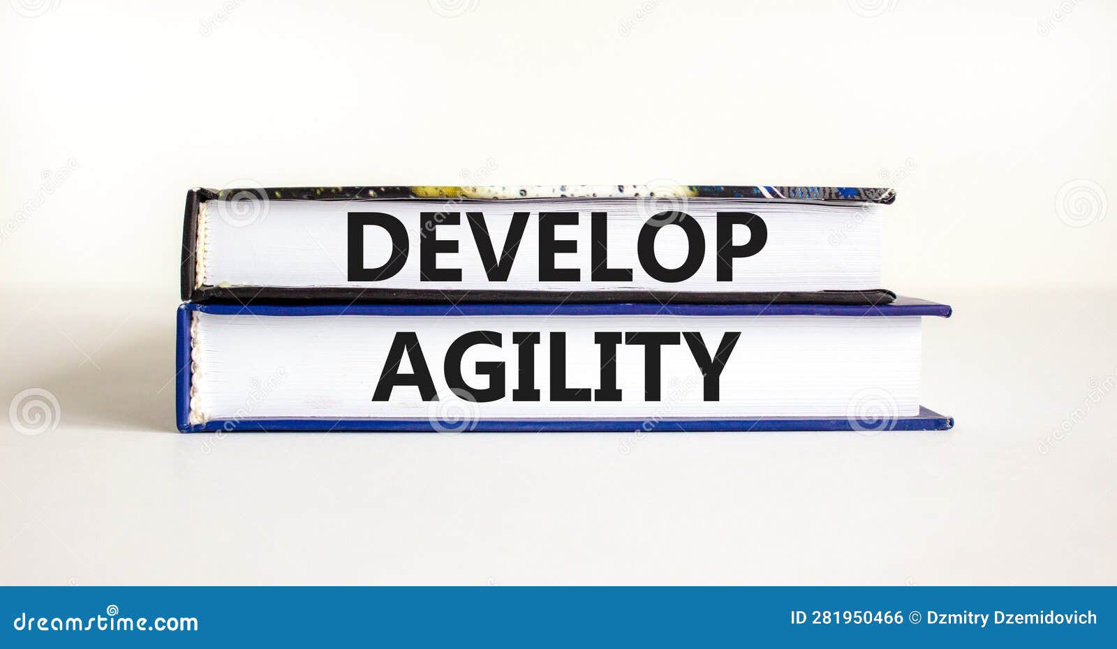Develop Agility Symbol. Concept Words Develop Agility on Beautiful ...