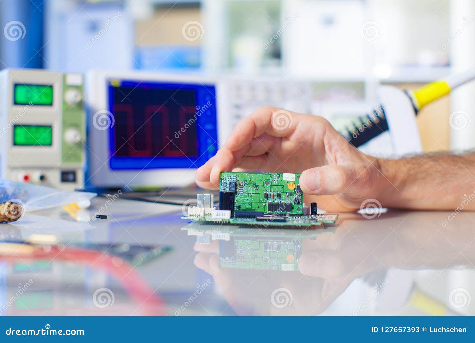 Develop of Electronics Device Stock Image - Image of develop ...