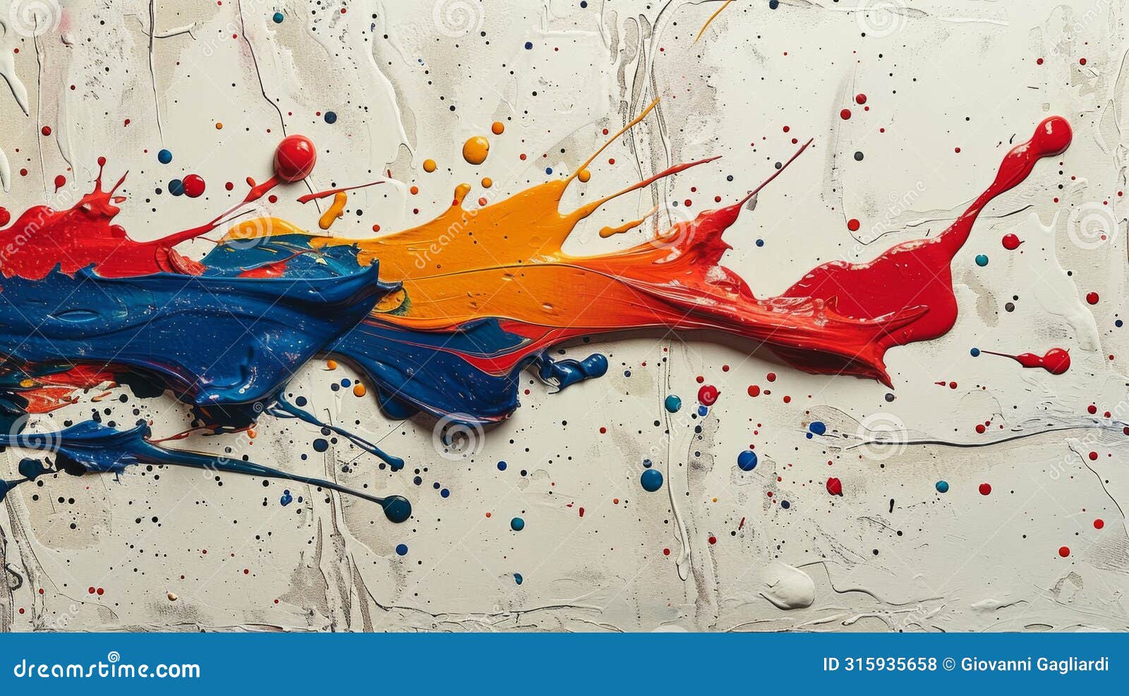 Develop Paint Splatter Elements in Various Sizes and Shapes, Providing ...