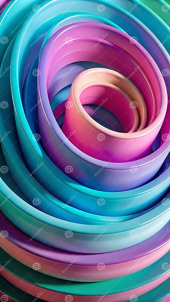 Develop a Teal To Magenta Gradient Background with Depth-creating Ring ...