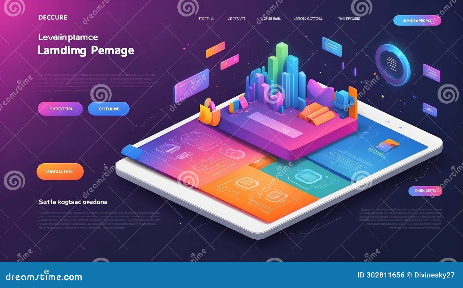Sleek Vector Ui Ux Experience Ai Generate Stock Illustration Illustration Of Graphics Sleek