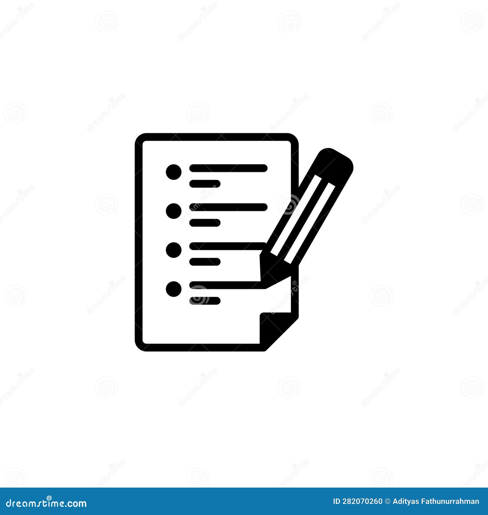 Developing a Detailed Document Pencil Plan for Projects Stock Vector ...