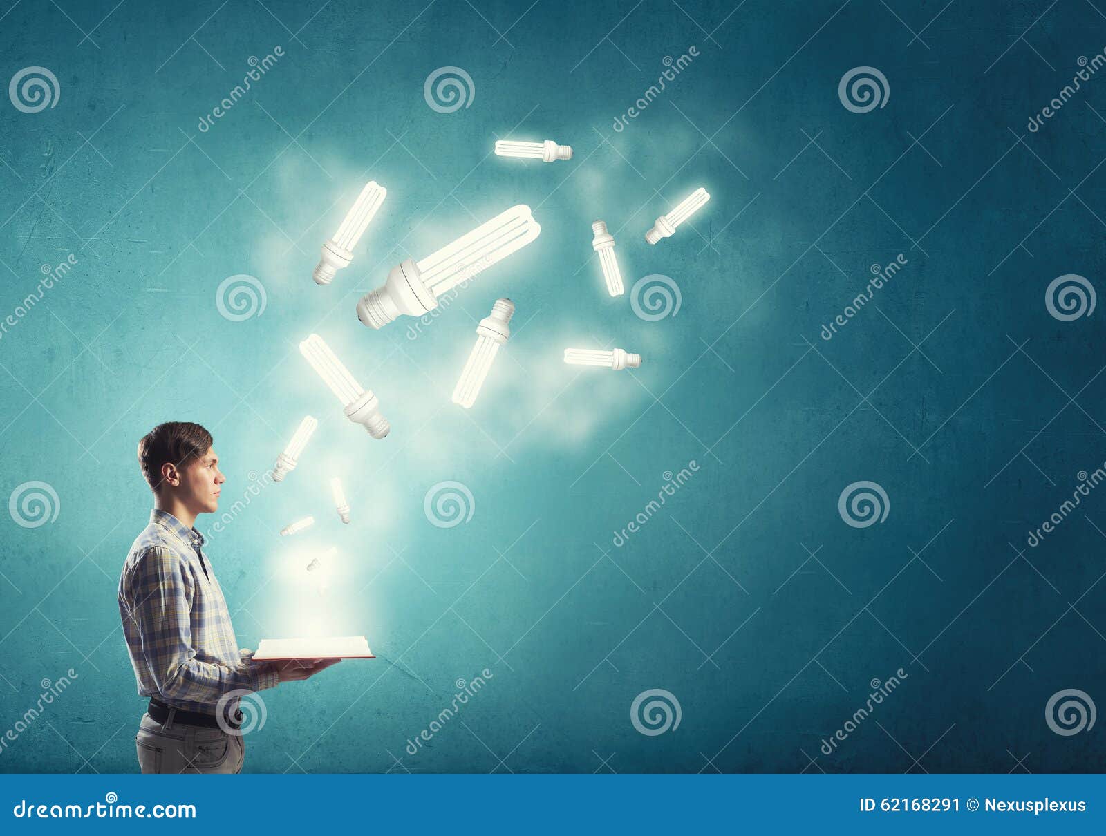 Develope Your Mind and Creativity Stock Image - Image of nerd, smart ...