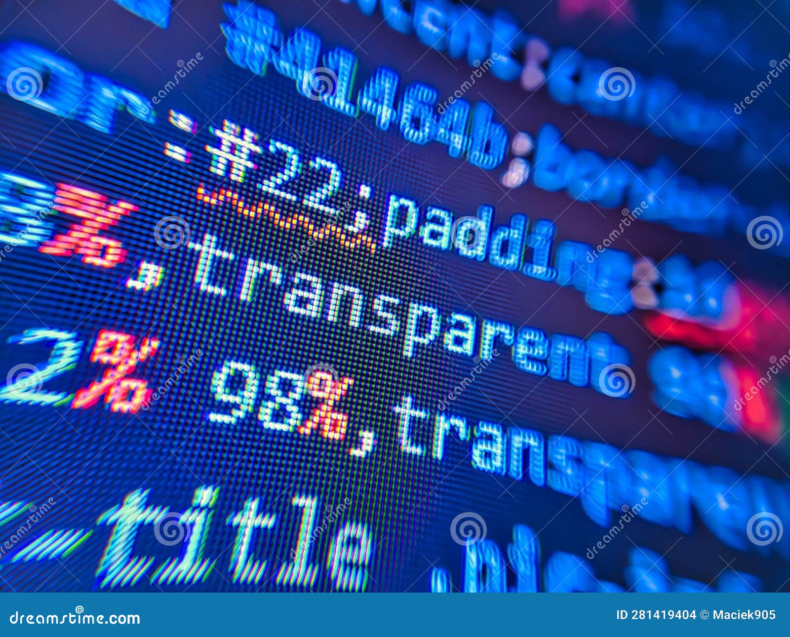 Developer Display With Source Code Php Language And Coding Function