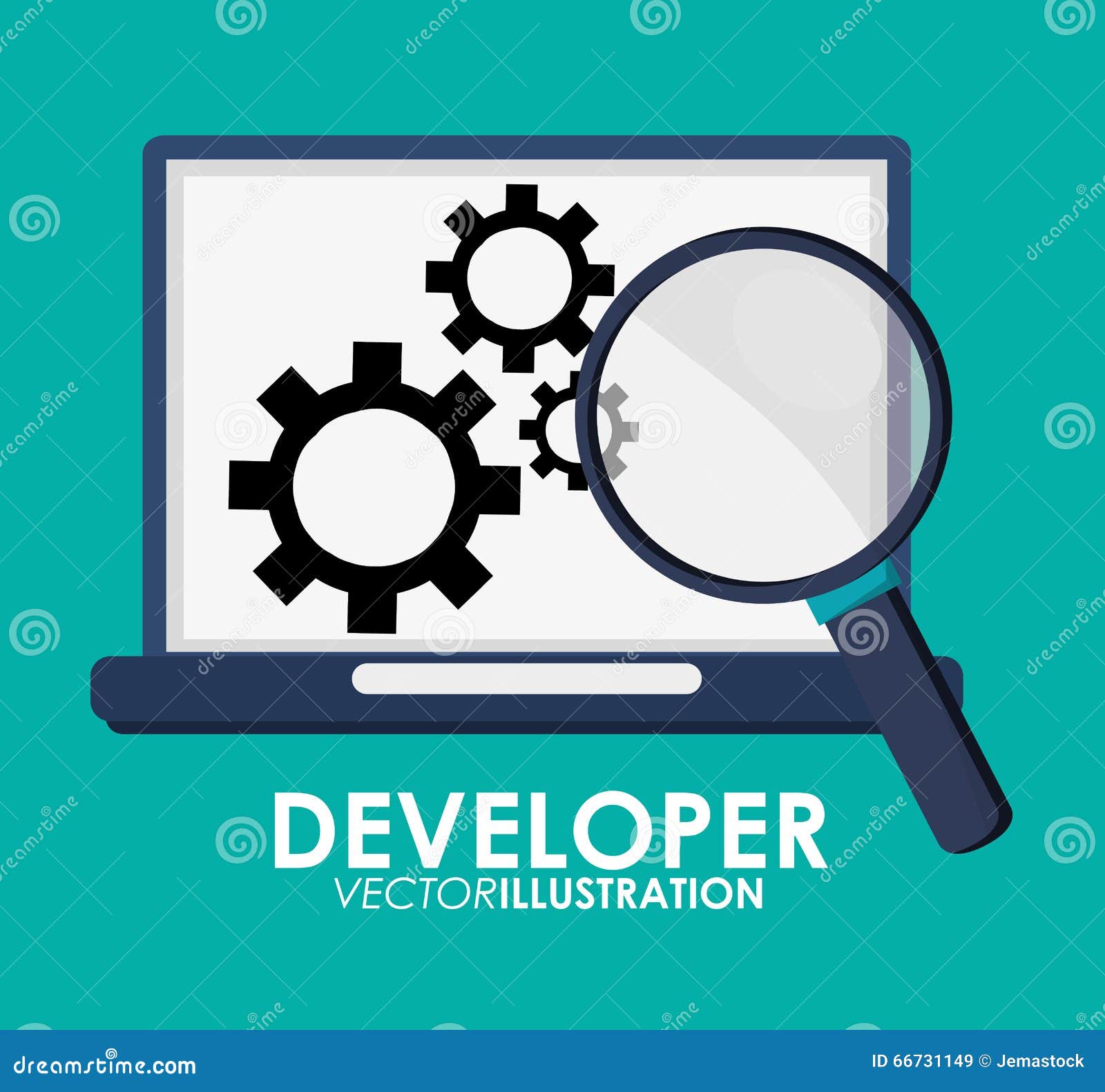 Developer icon design stock vector. Illustration of network - 66731149