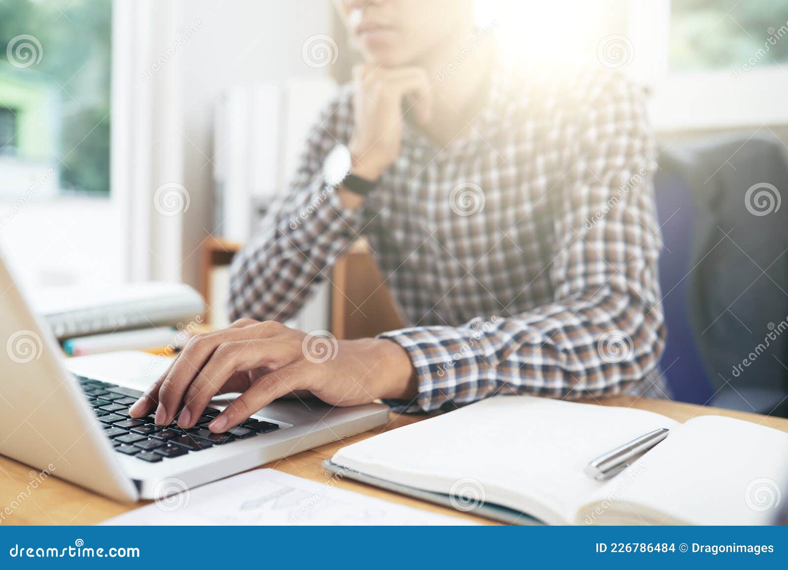 Developer Looking at Programming Code Stock Photo - Image of male ...