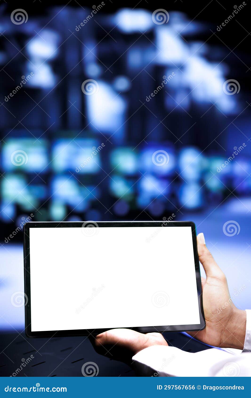 Developer Mock Up Tablet Server Checkup Stock Photo - Image of ...