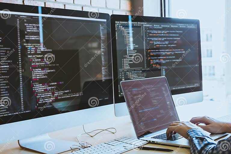 Developer Programming And Coding Technology Website Design Safety Of The Social World