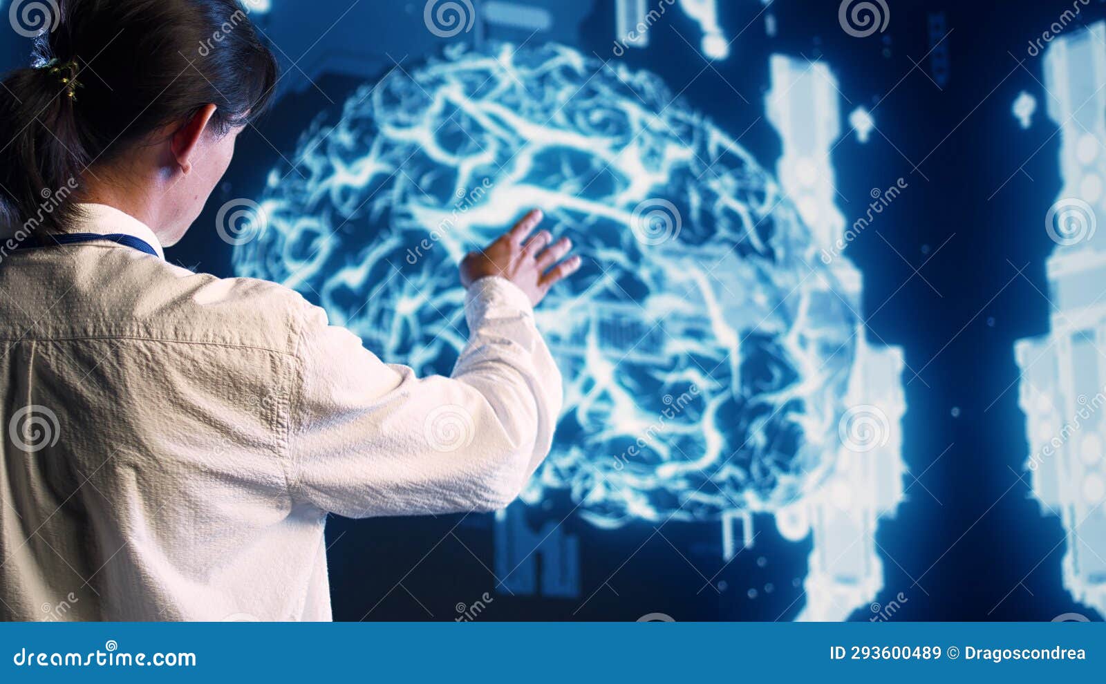 Developer Using AI Computing Simulation Stock Image - Image of digital ... Developer Using AI Computing Simulation Stock Image - Image of digital ...