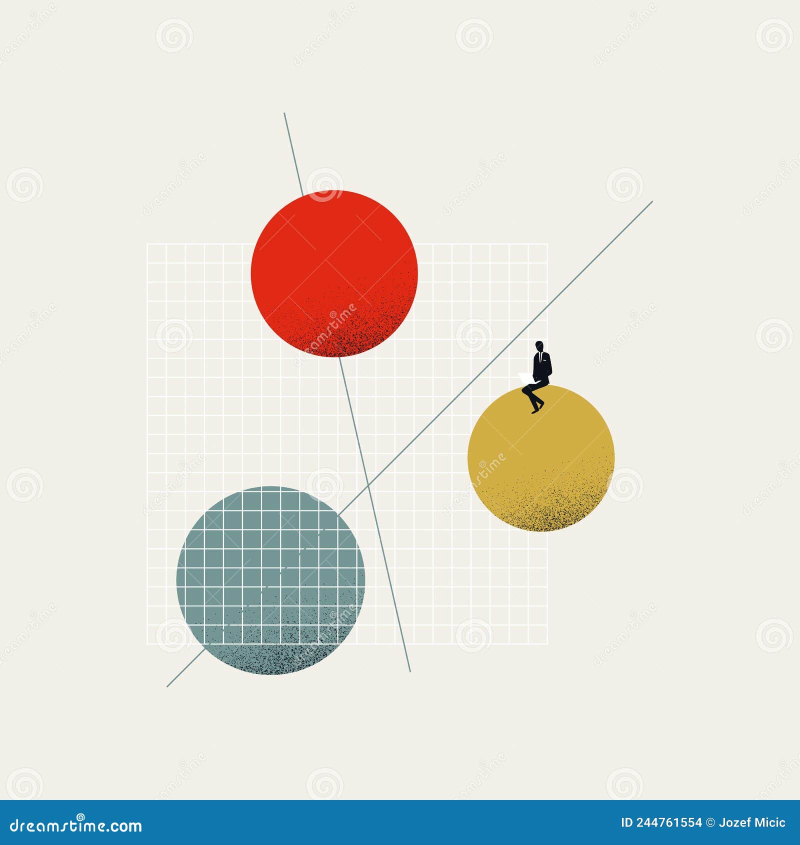 It Developer at Work, Vector Concept. Symbol of Information Technology ...