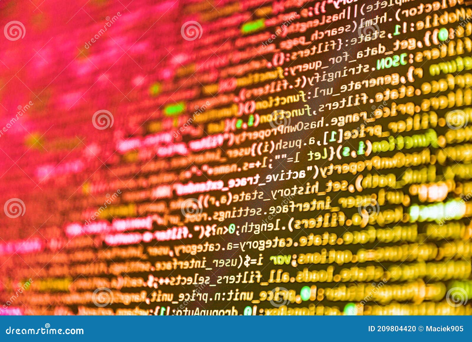 Developer Working On Software Codes In Office Rnn Neural Network Source Code Php Language And