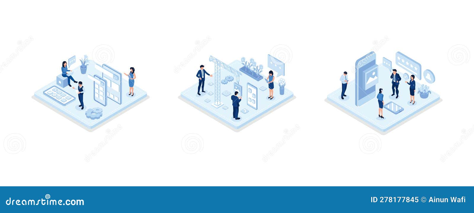 Developers Prototyping Programming User Interface And Testing Mobile App Ui Design And User