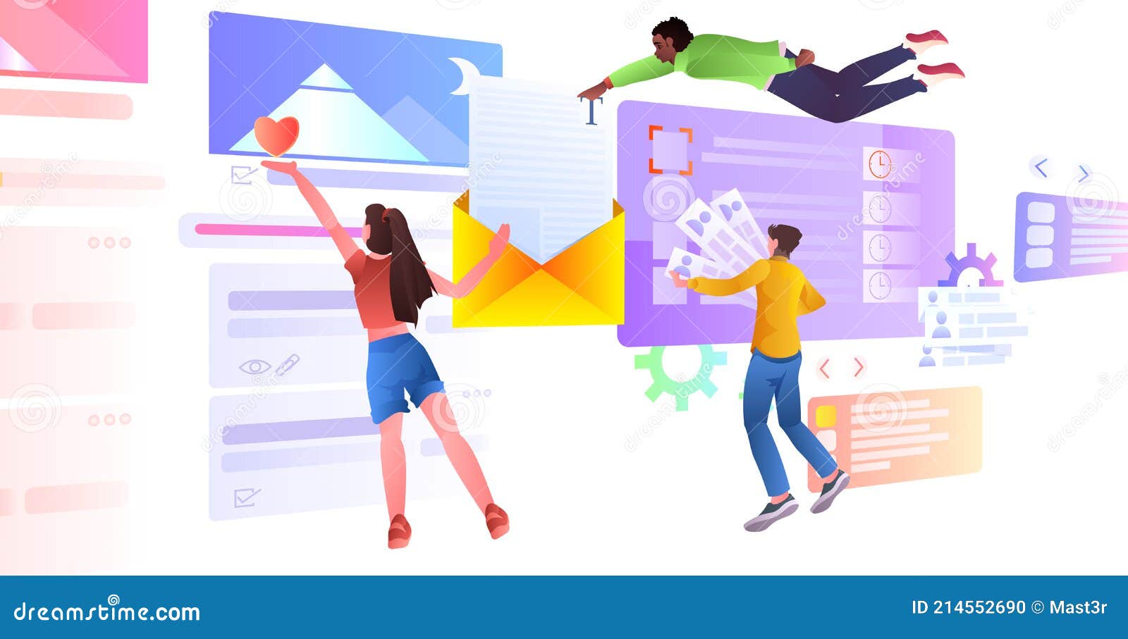 Developers Team Creating Website Ui Web Application Development Program Software Optimization