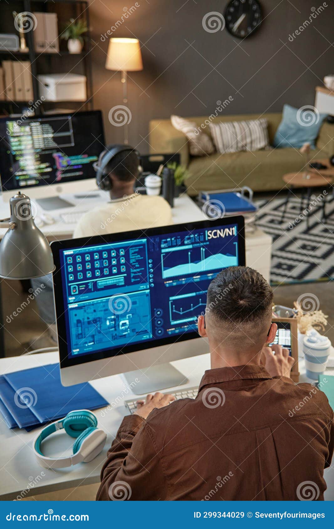 Developers Working on Product Stock Image - Image of test, interface ...