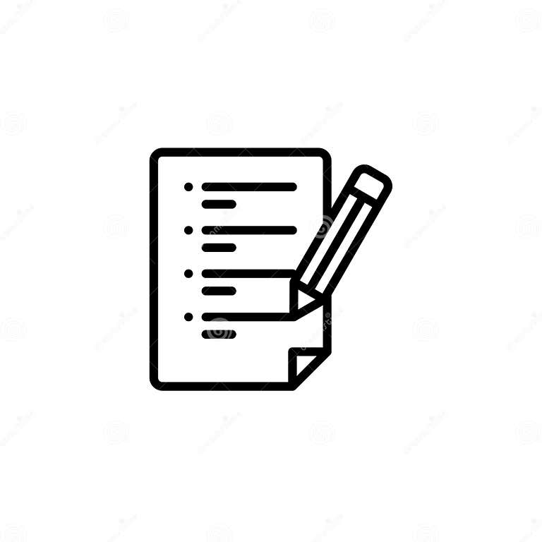 Developing a Detailed Document Pencil Plan for Projects Stock Vector ...