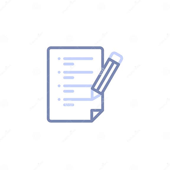 Developing a Detailed Document Pencil Plan for Projects Stock Vector ...