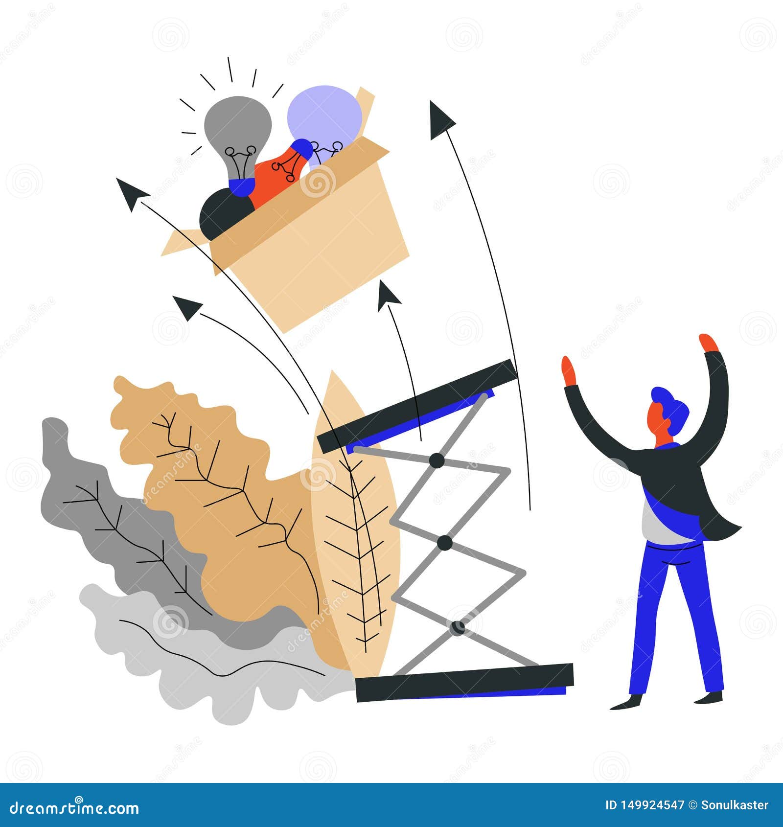 Developing Idea Business Concept and Startup Businessman Projects in ... Developing Idea Business Concept and Startup Businessman Projects in ...
