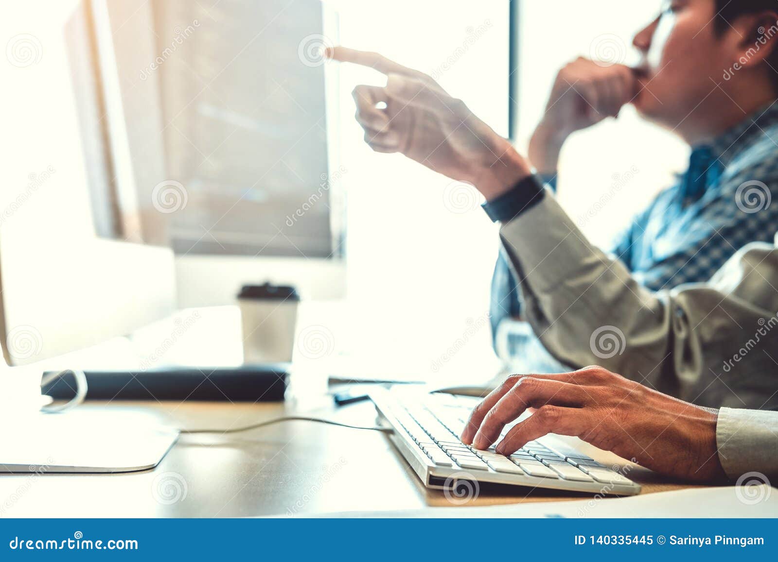 Developing Programmer Team Development Website Design And Coding Technologies Working In