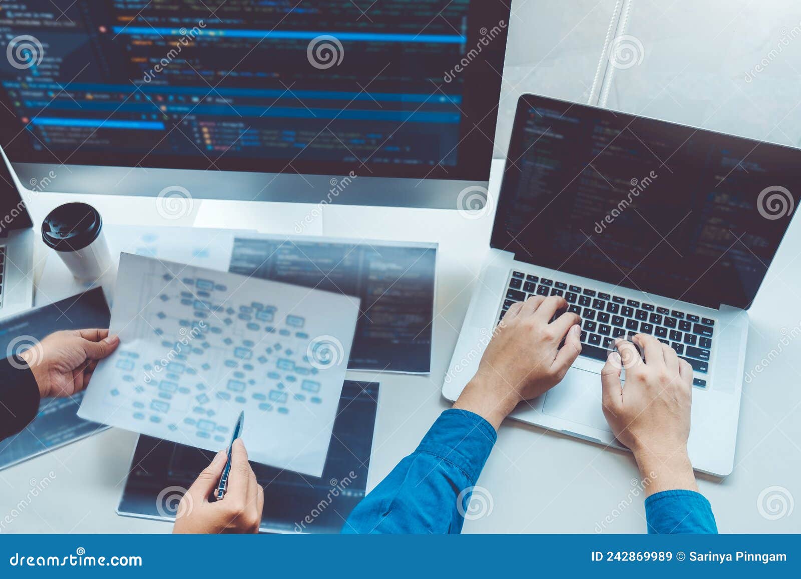 Developing Programmer Team Development Website Design and Coding ...