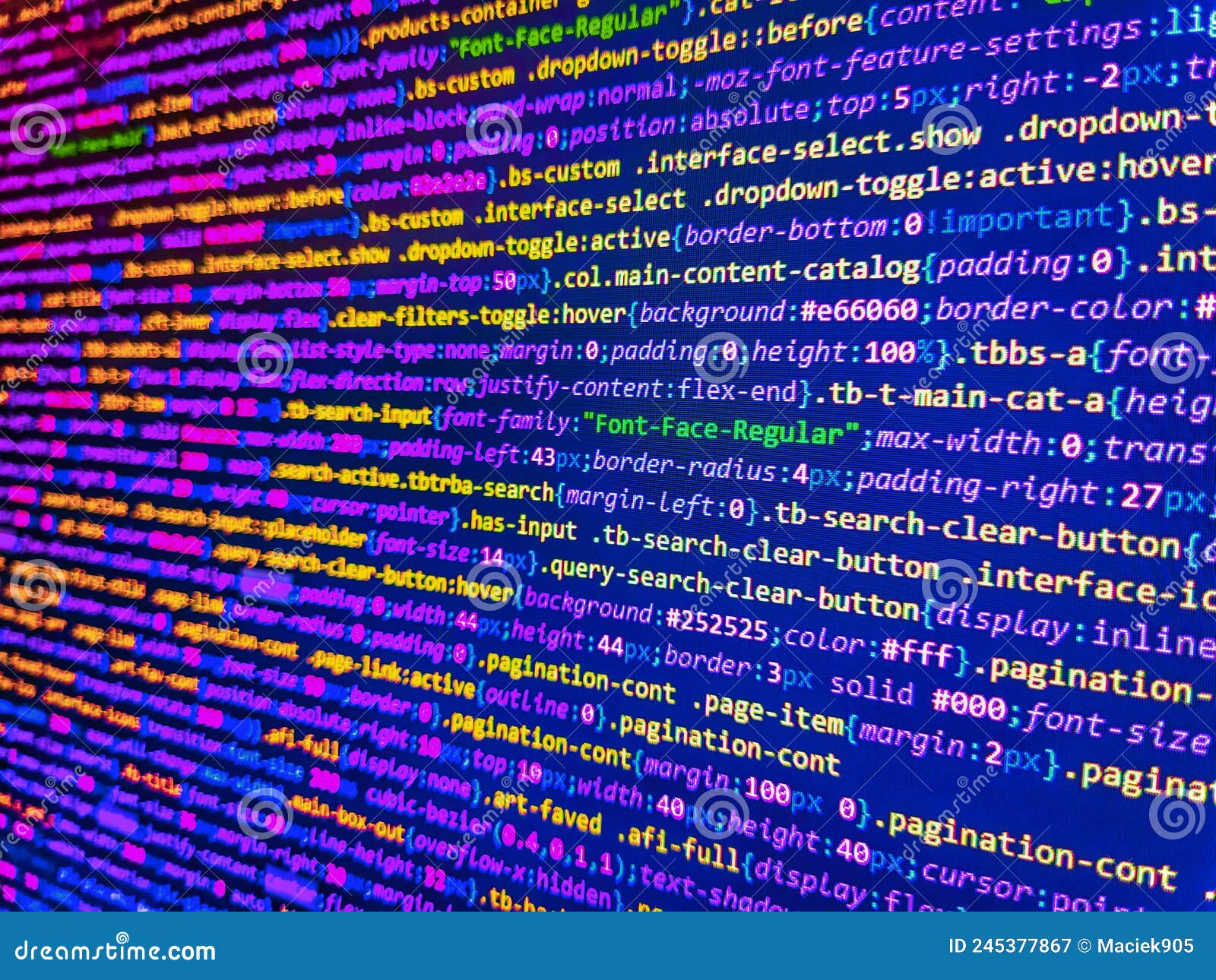 Developing Programming And Coding Technologies Programming Coding With Editor Colorful Themes