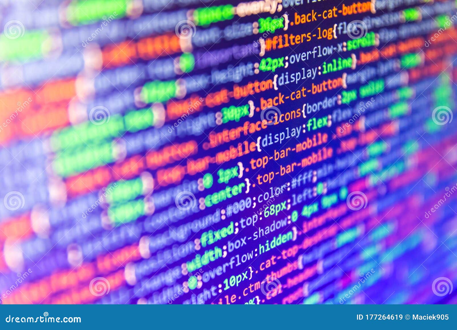 Developing Programming And Coding Technologies Web Developer Programmer Monitor Screen Display