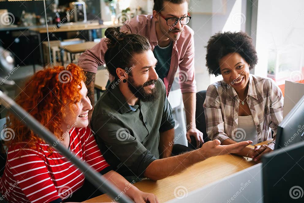 Developing Programming and Coding Technologies. Programmer Working in a Software Develop Company ...