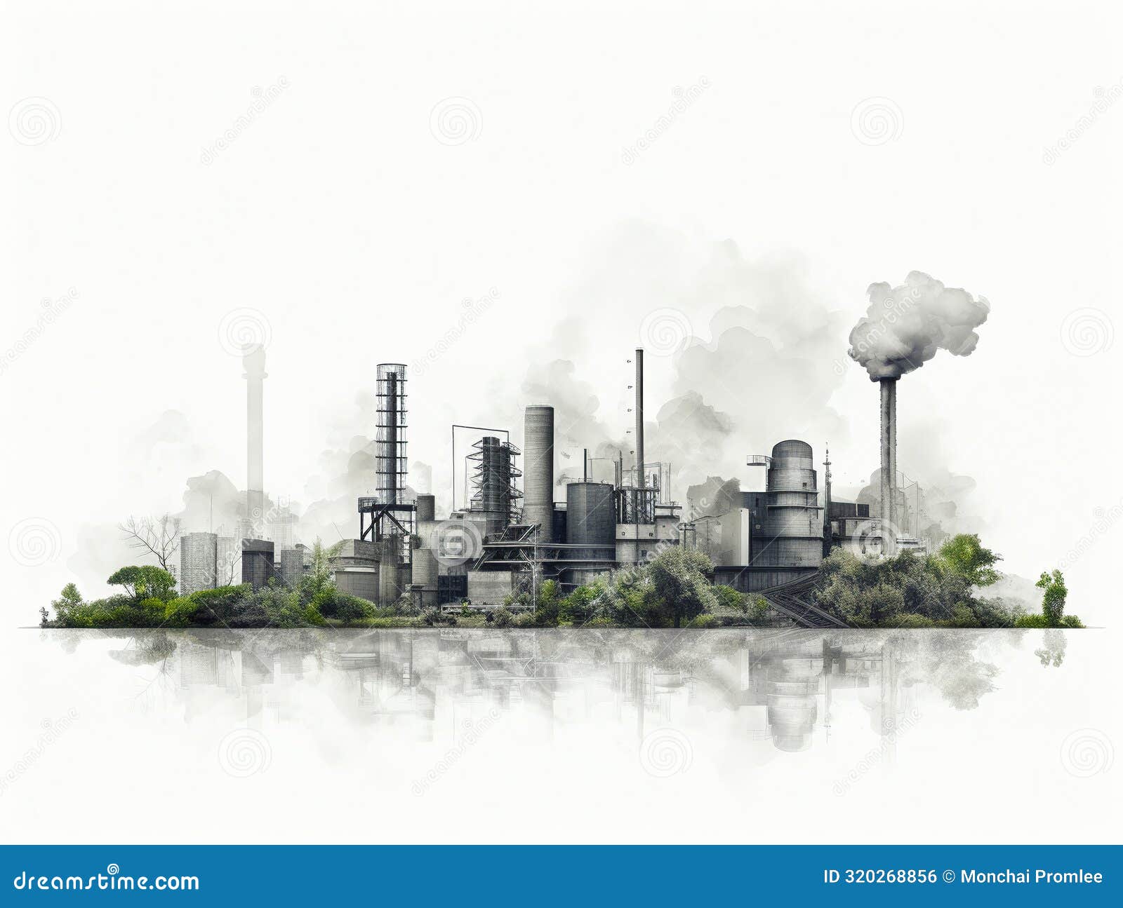 Developing Sustainable Business Models, Flat Design Side View ...