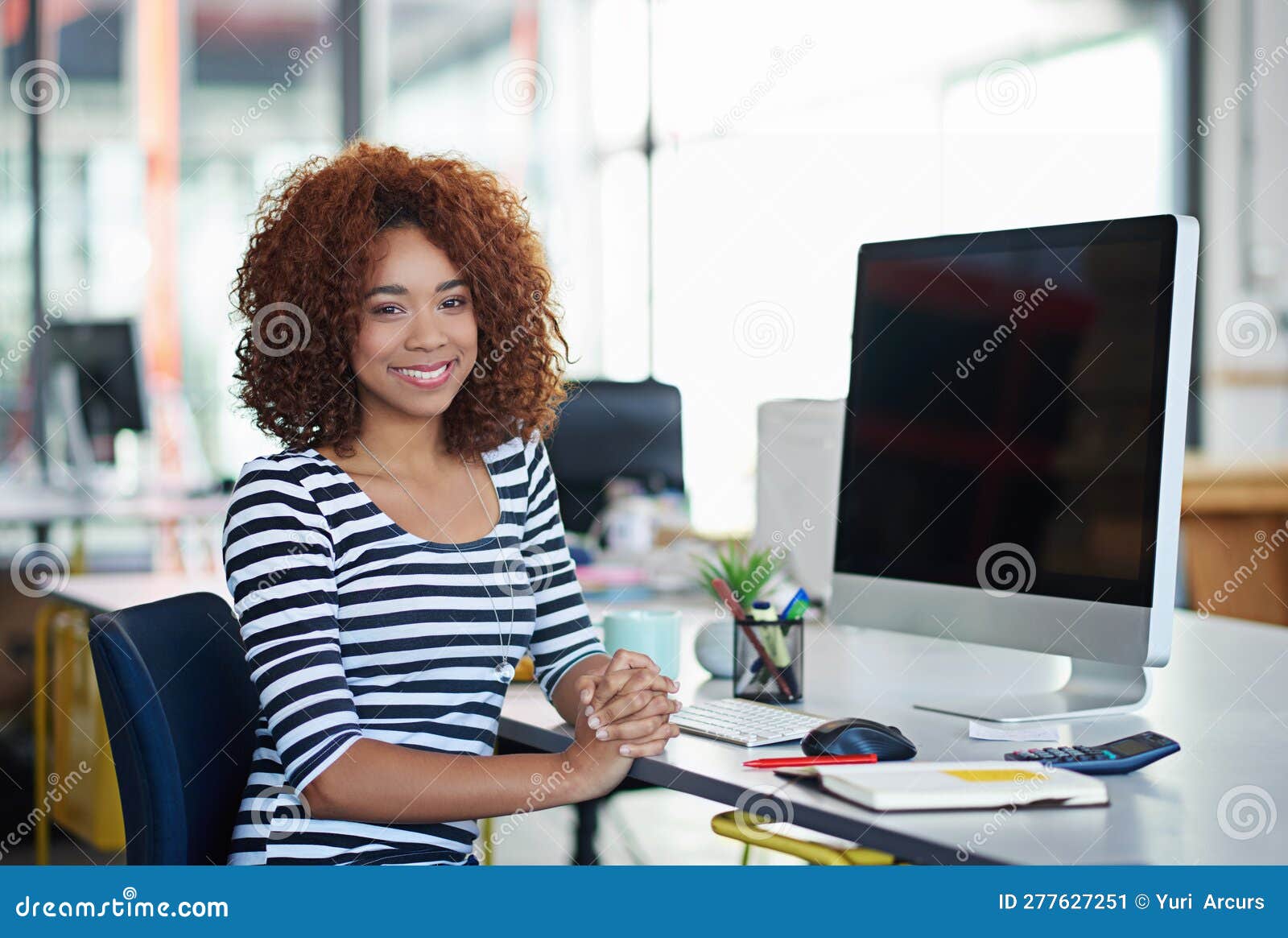 Developing Tomorrows Tech Today. a Designer at Their Workstation in an ...