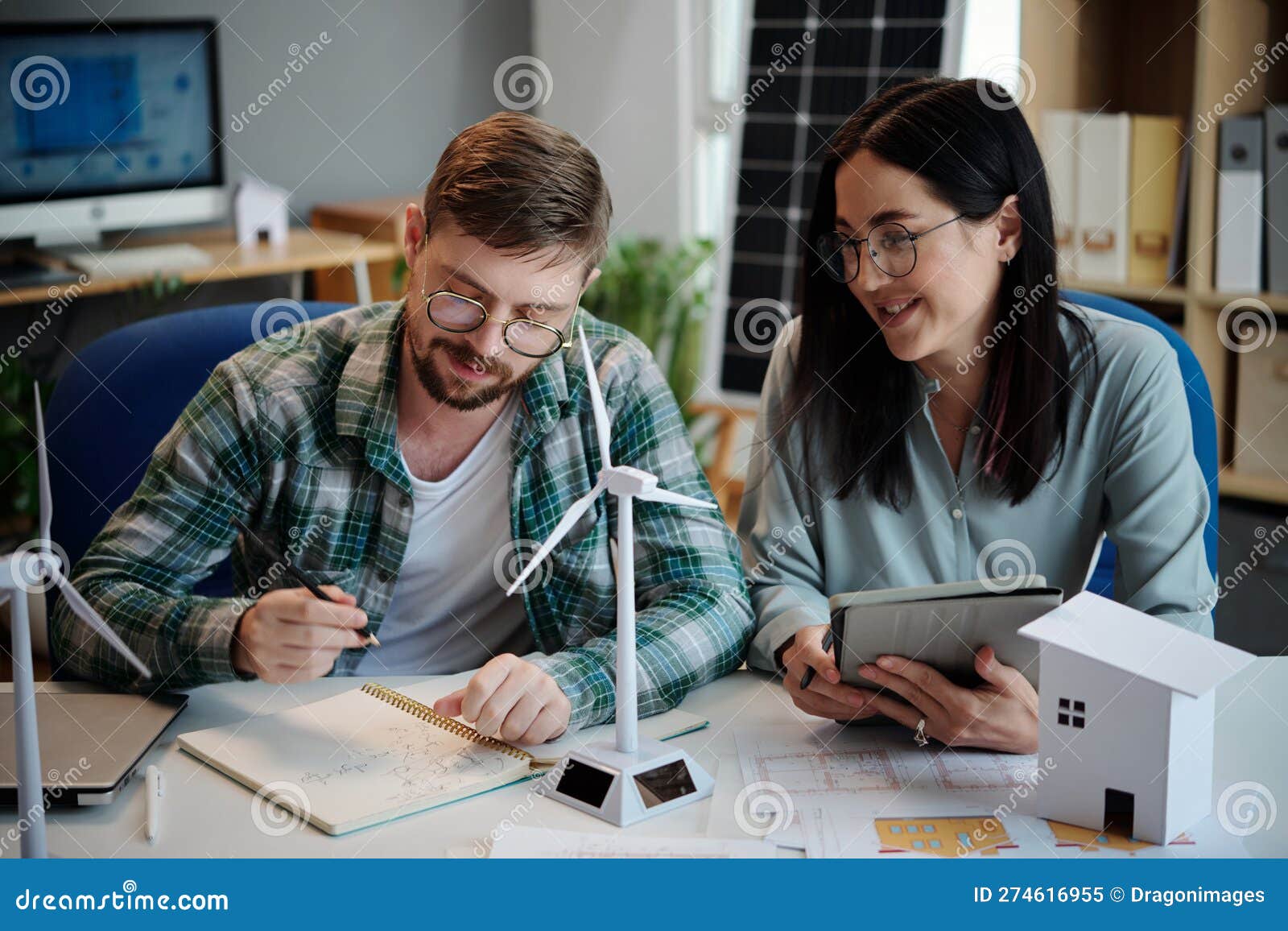 Developing Wind Energy Project Stock Image - Image of renewable ...