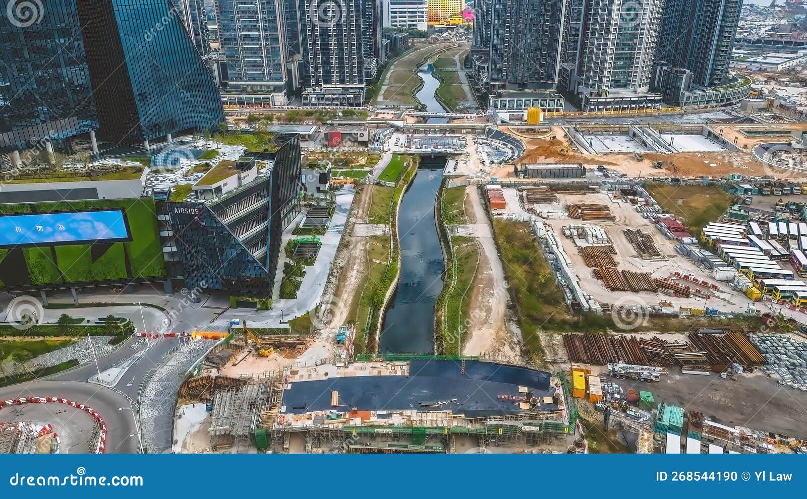 A Development Area at Kai Tak, Hong Kong 5 Feb 2023 Editorial Image ...