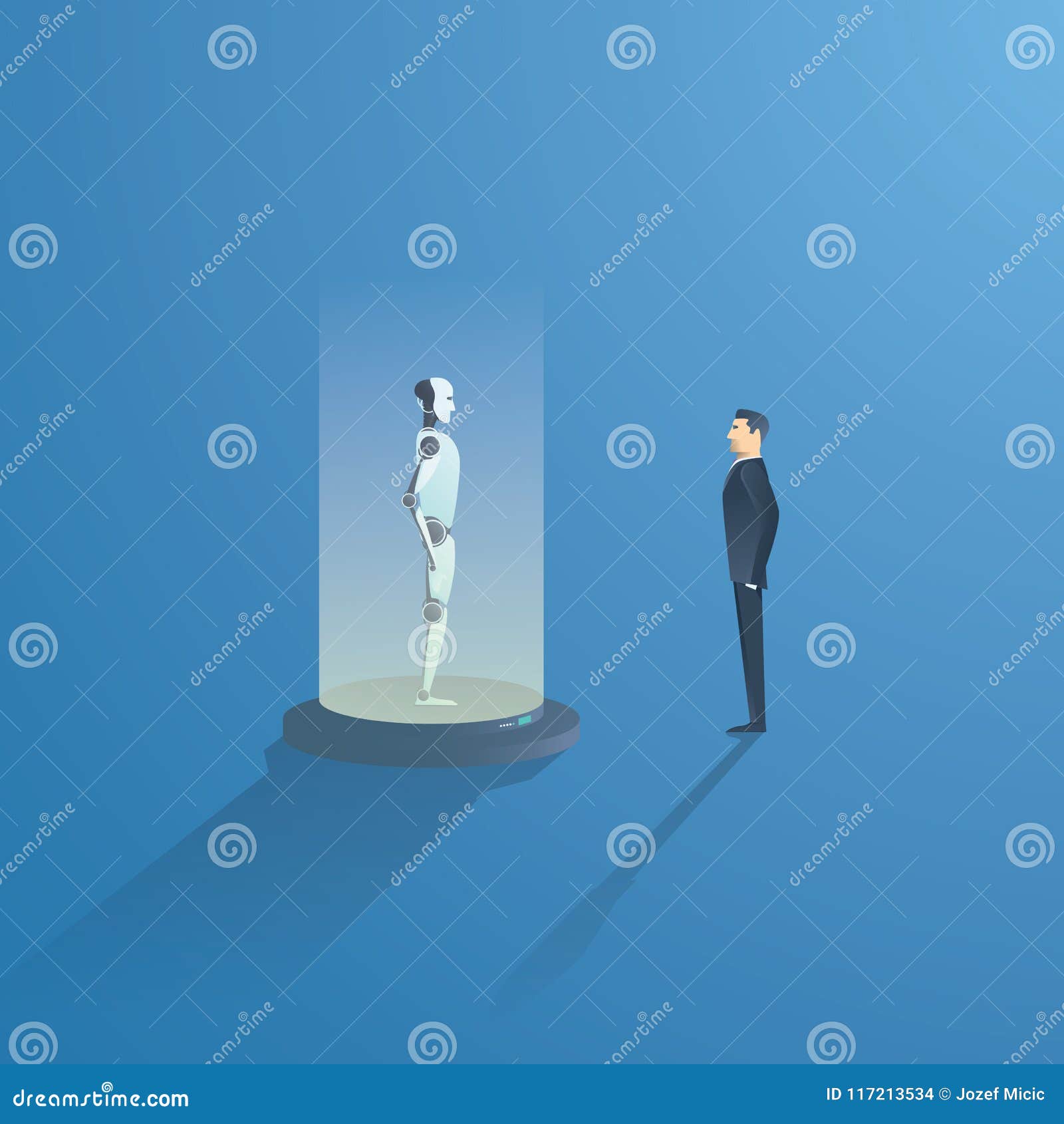 Development Of Artificial Intelligence Vector Concept. AI Bot And ...