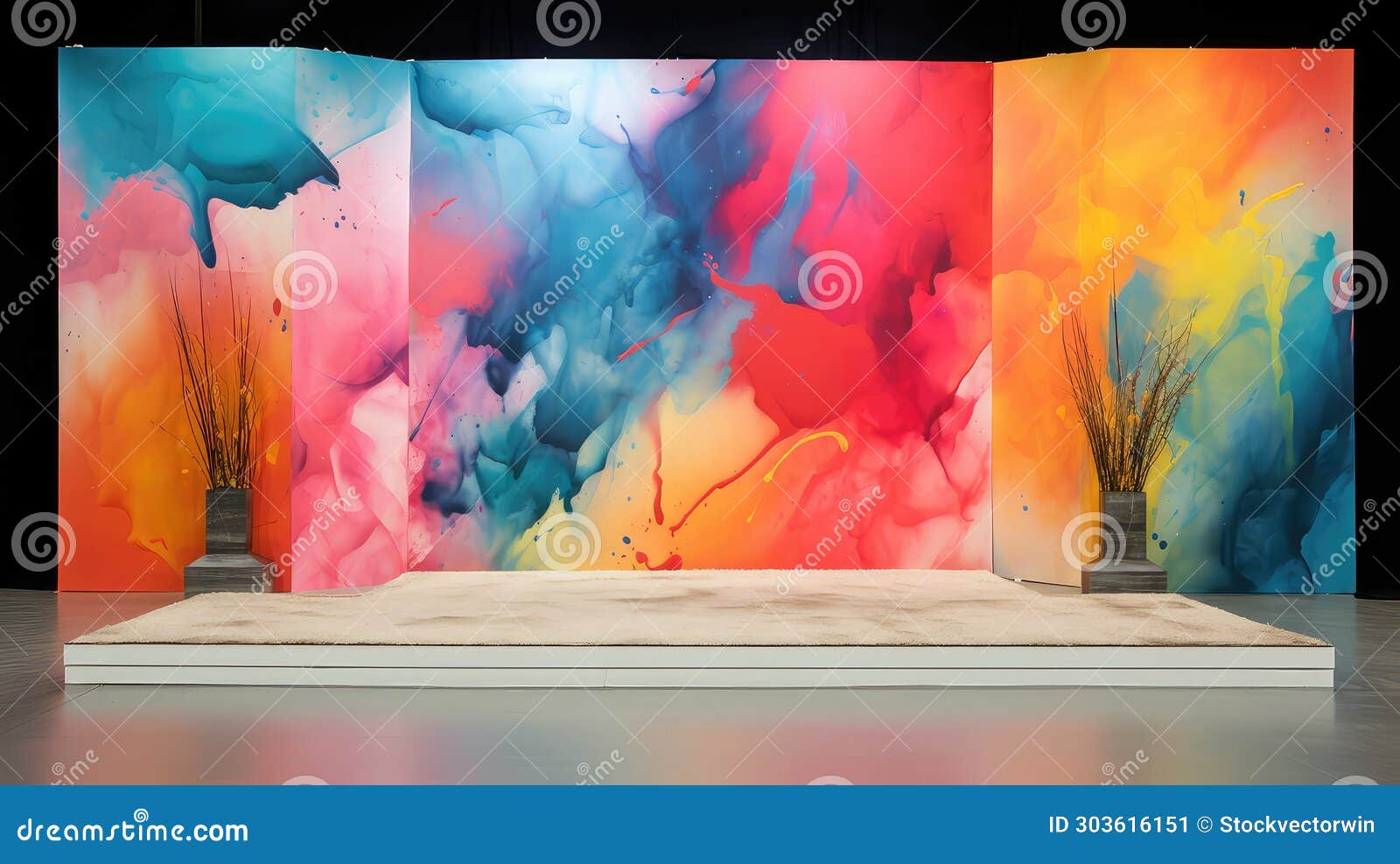 Development Backdrop Innovation Background Stock Illustration ...
