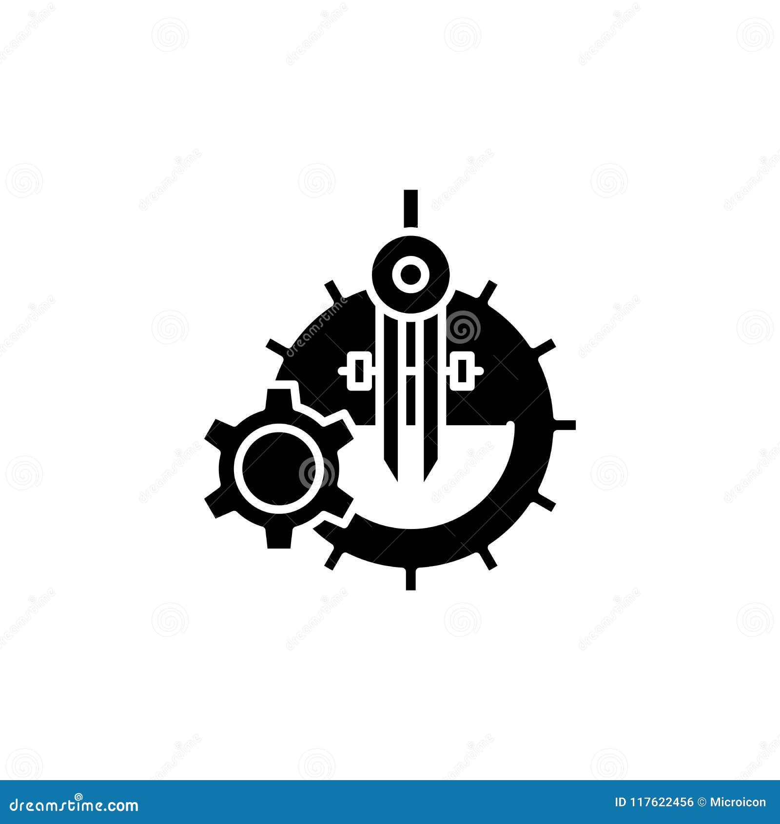Development Black Icon Concept. Development Flat Vector Symbol, Sign ...