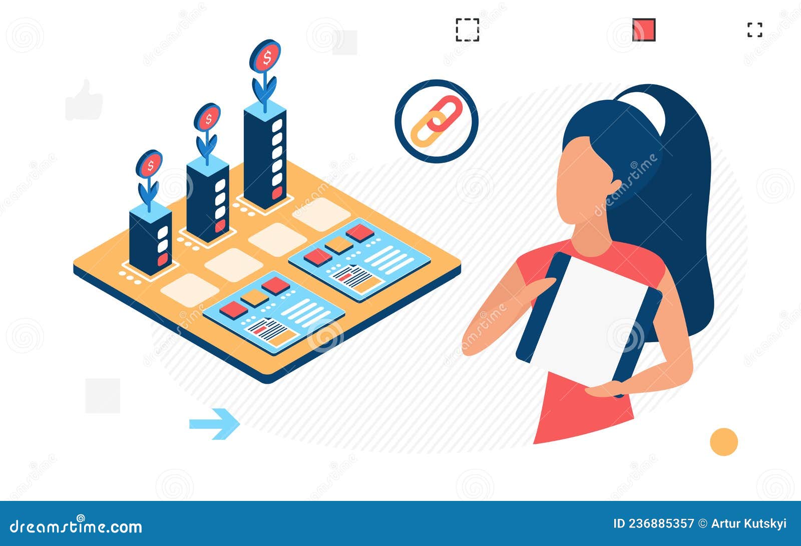 Lifecycle Process Flow Of Life Cycle Illustration. People Process Work ...