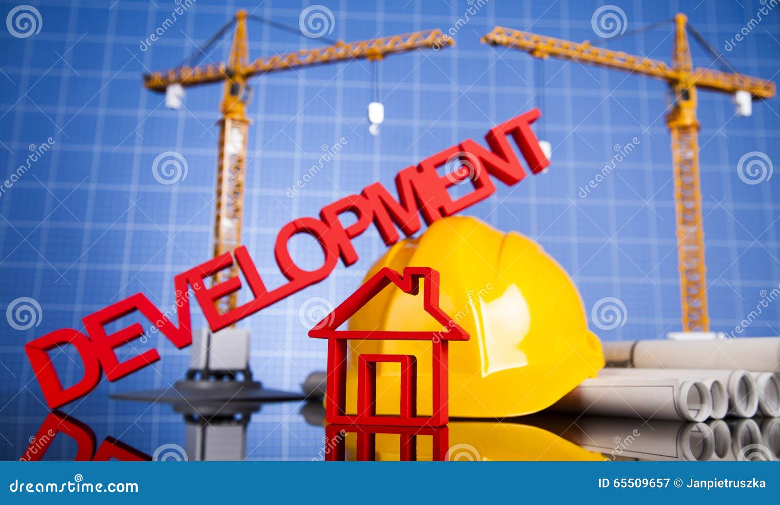 Development, Buildings Under Construction Background Stock Image ...