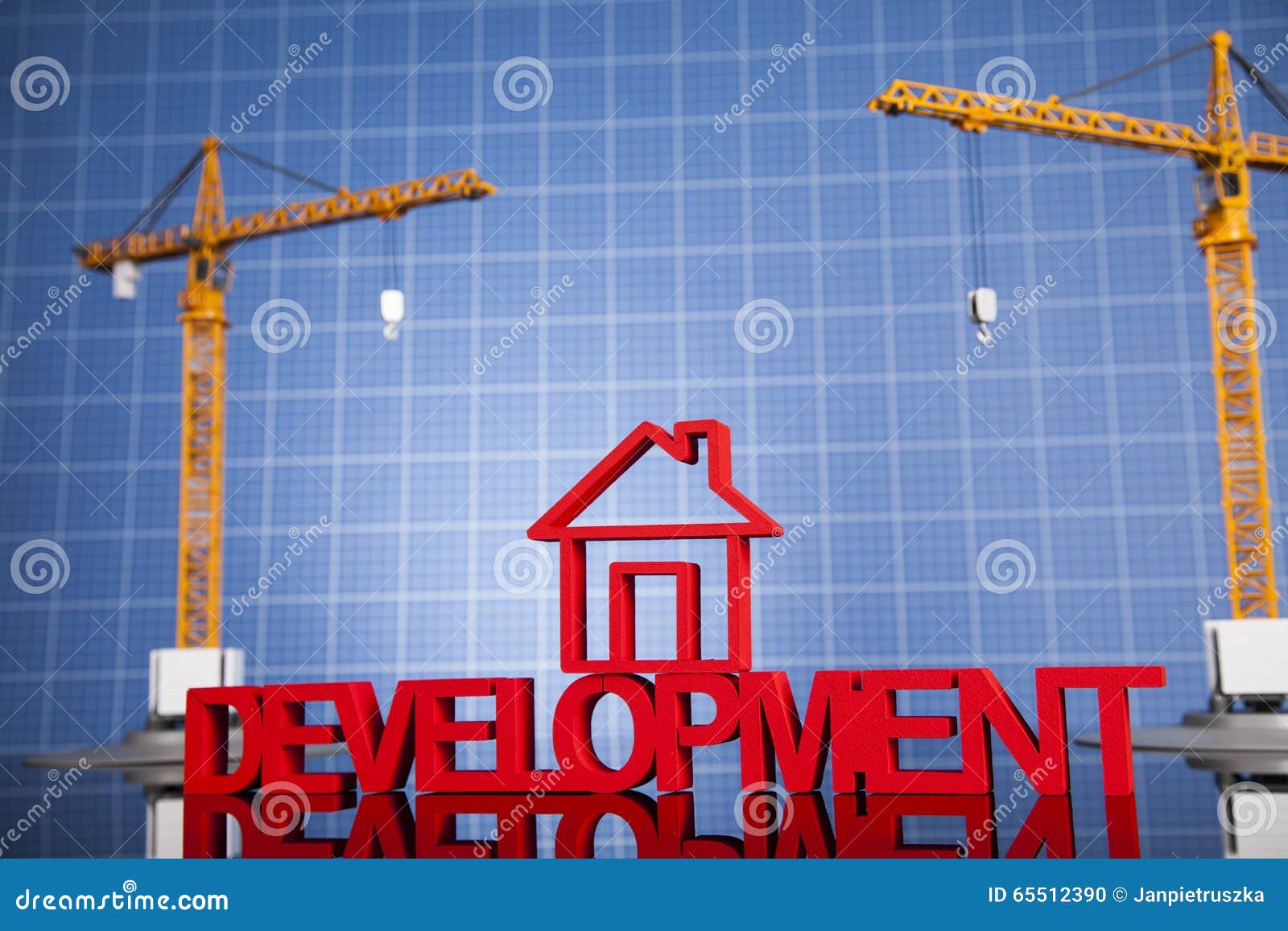 Development, Buildings Under Construction Background Stock Photo ...