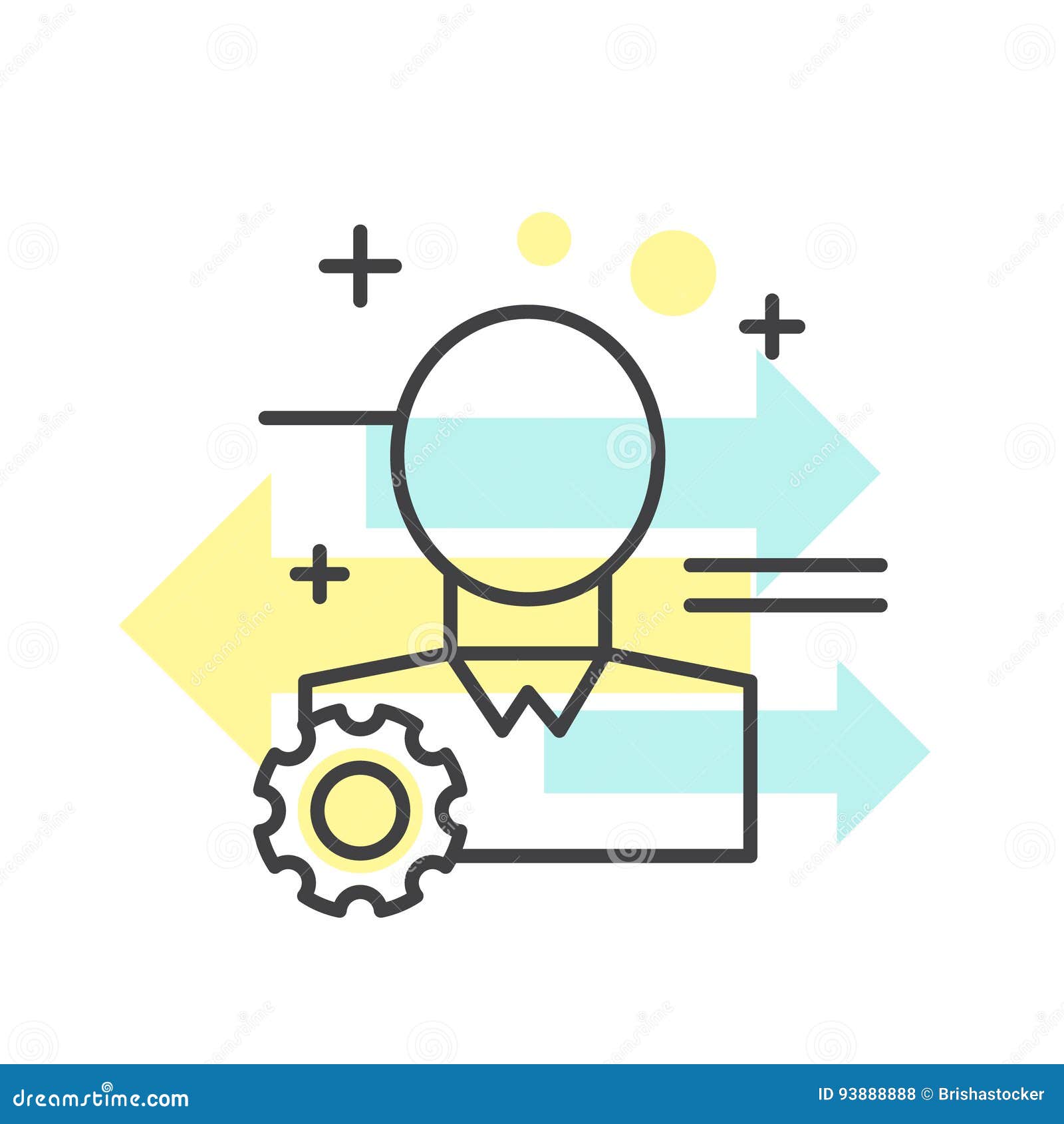 Development, Business and Professional Directions Stock Illustration ...