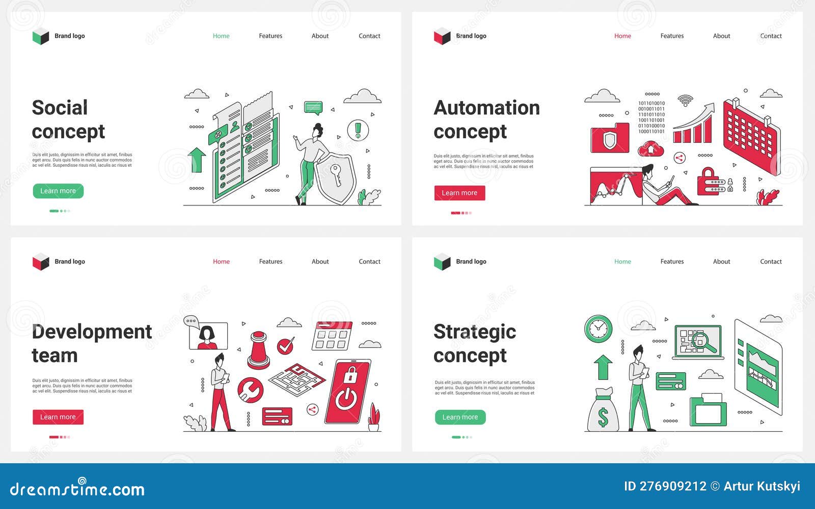 Strategy Process Visualization Template Stock Photography ... Strategy Process Visualization Template Stock Photography ...