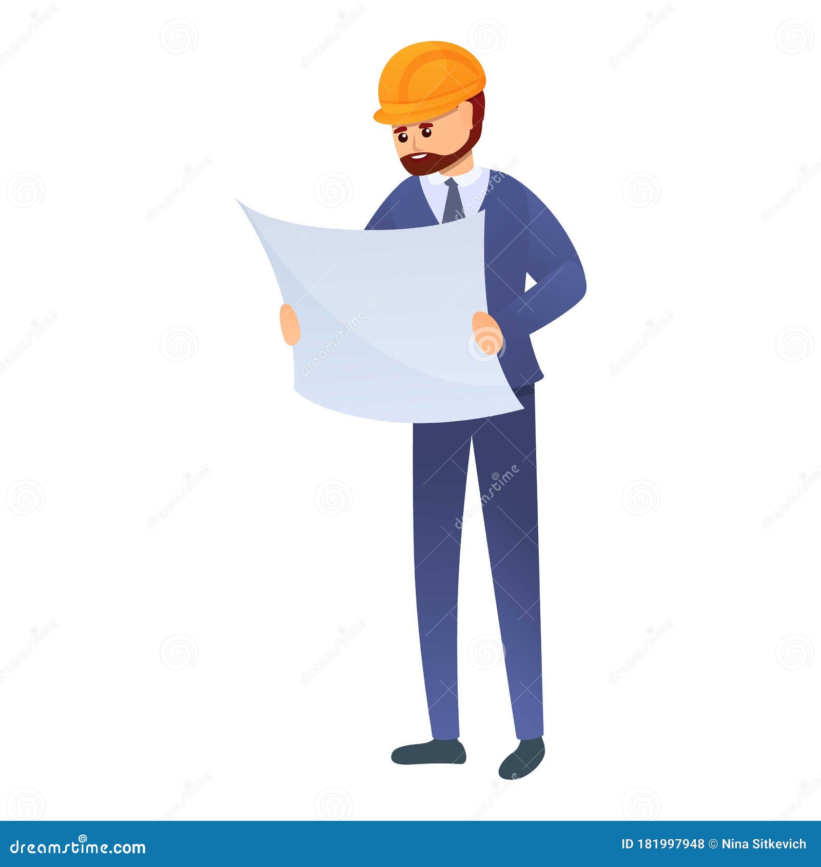 Development Contractor Icon, Cartoon Style Stock Vector - Illustration ...