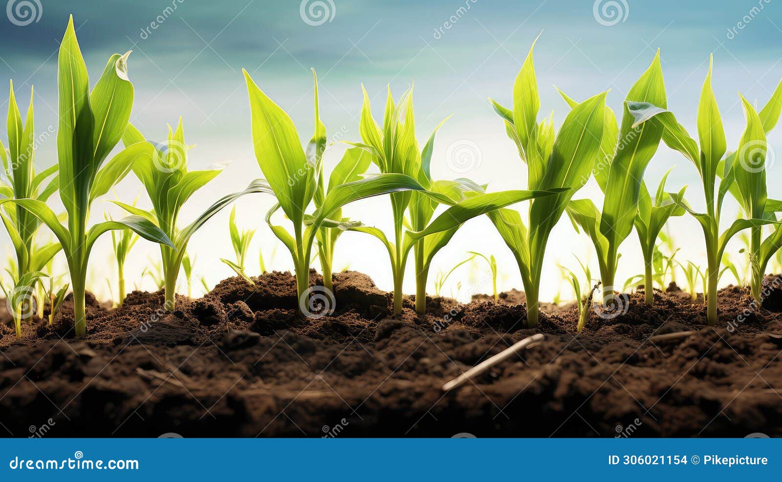 Development corn stages stock illustration. Illustration of pollination ...