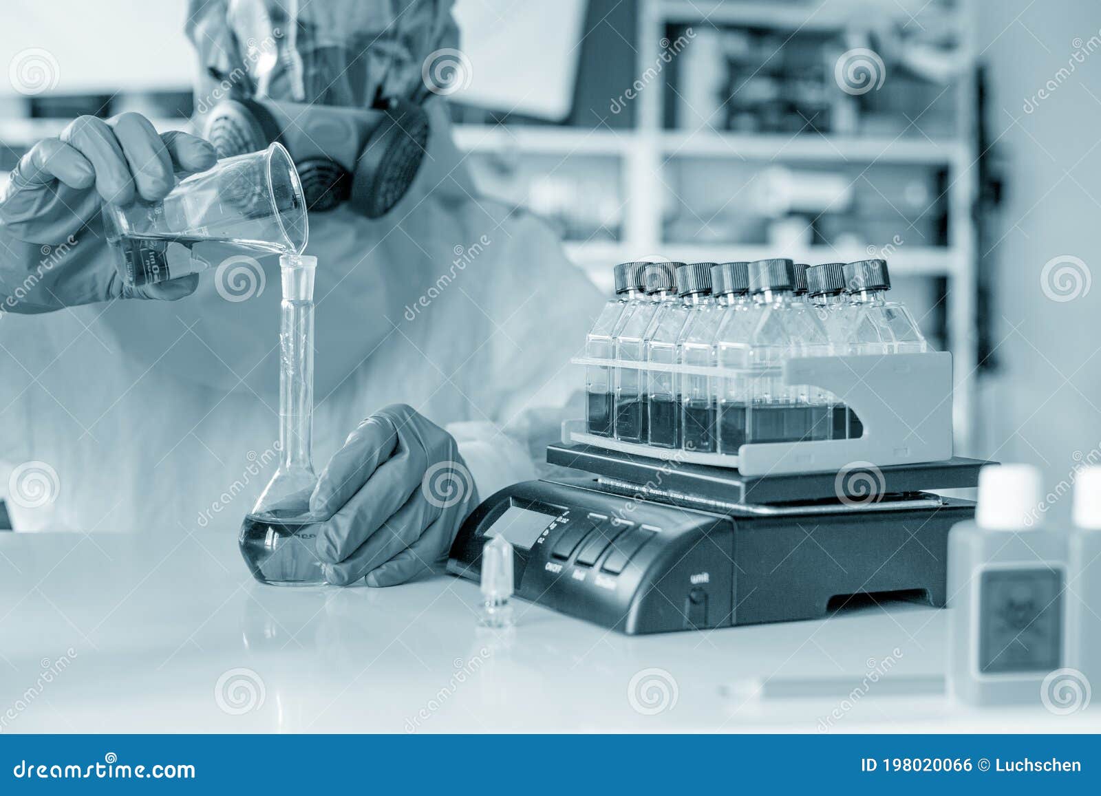 Development of Dangerous Viruses in Biohazard Suit. Microbiology ...