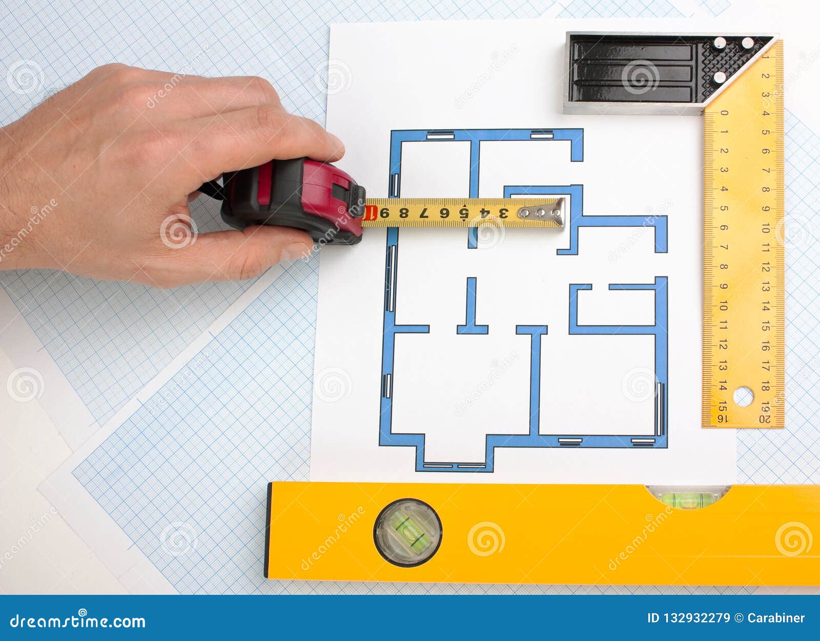Development drawings stock image. Image of level, measuring - 132932279
