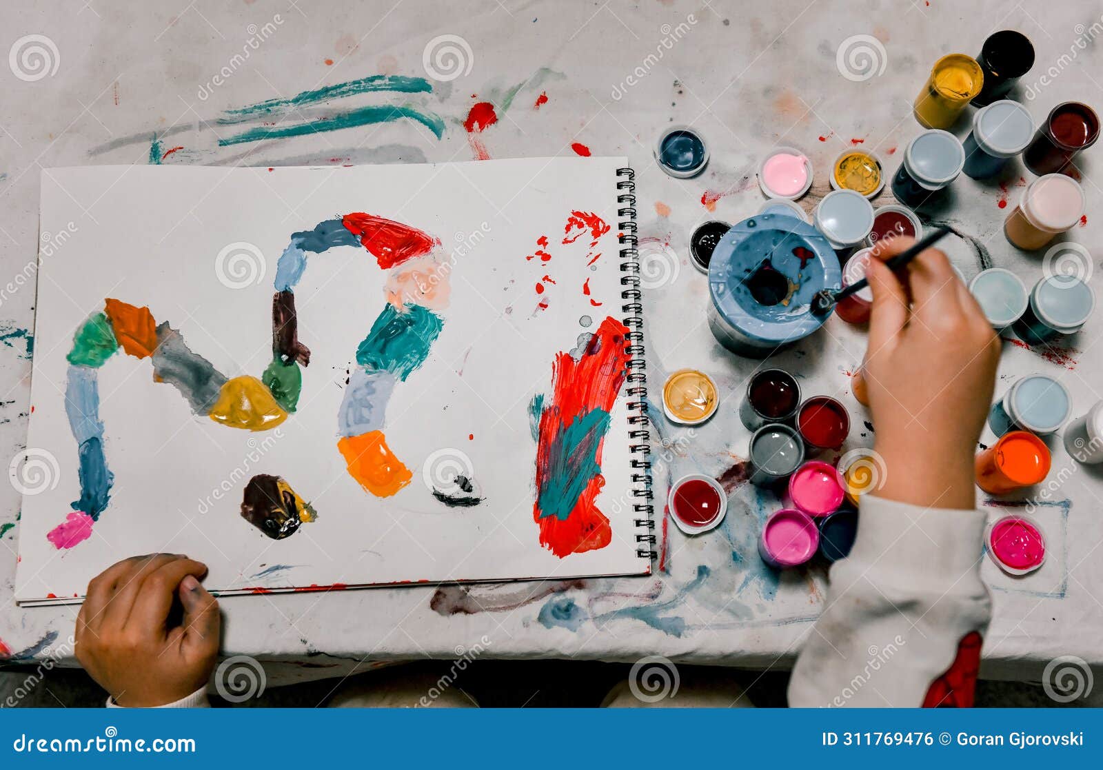 Development Education through Coloring Stock Photo - Image of plastic ...