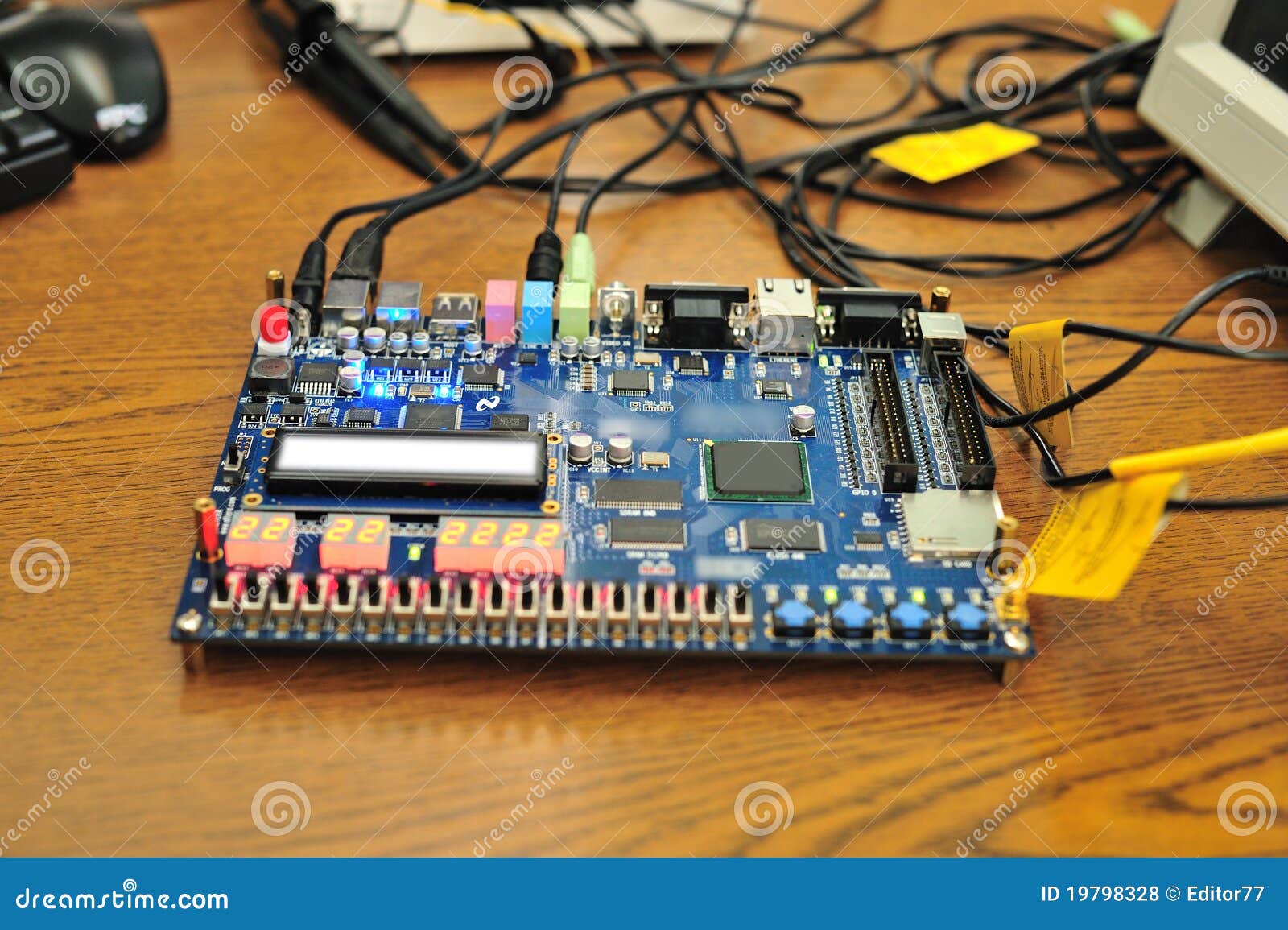 Eeducational Electronic PCB Board Stock Photo - Image of isolated ...